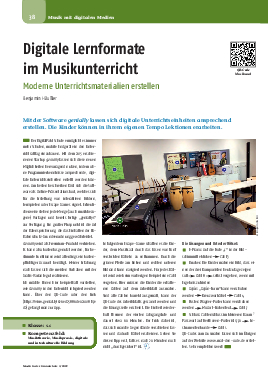 Digitale Lernformate im Musikunterricht - Musik in der Grundschule